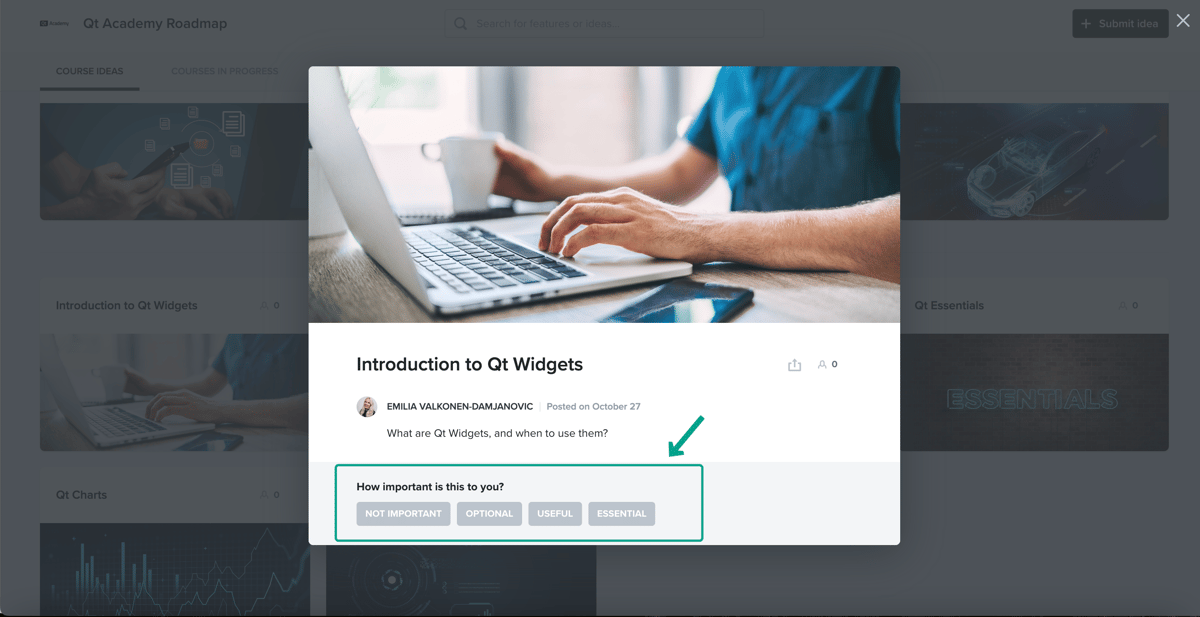 Qt Academy Roadmap: Vote on courses and suggest new ones